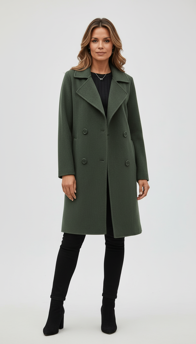 Dames Trenchcoat – Tijdloze Elegant met Moderne Belijning – Maisons Paris